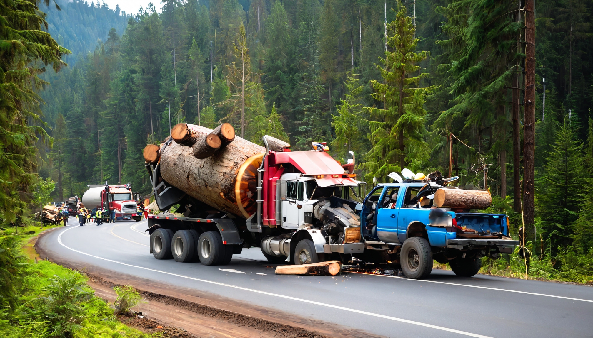 Logging Truck Accident Settlement Calculator | Estimate Your Claim